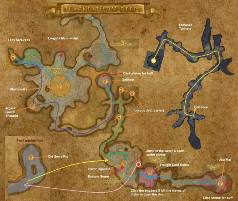 Wow Classic Dungeon Maps For Tanks Lead Your Party To Victory Xpgoblin
