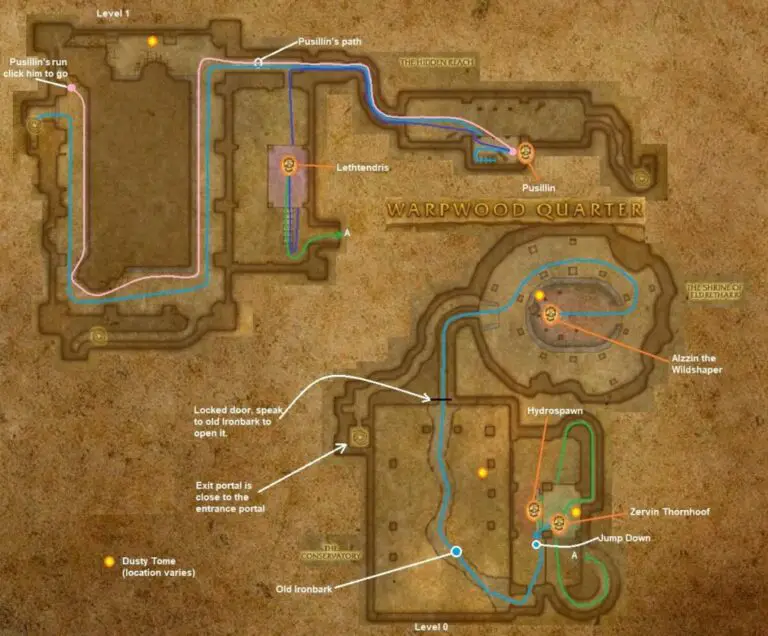 Wow Classic Dungeon Maps For Tanks Lead Your Party To Victory Xpgoblin